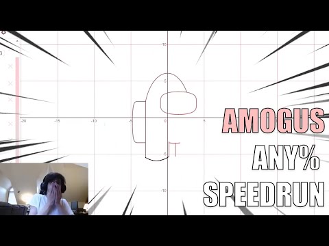 Among Us any% Speedrun (Desmos)