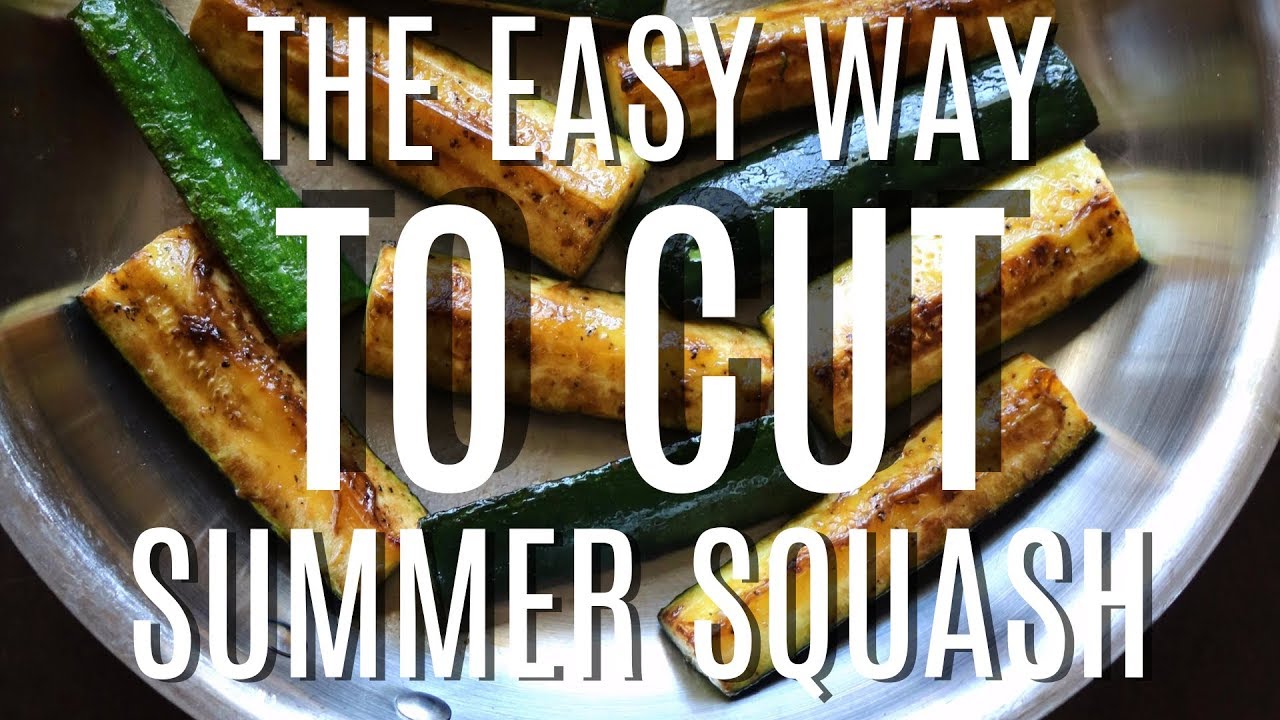 Easiest Way to Cut Zucchini + Easiest Way to Cut Yellow Squash