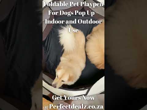 Foldable Pet Playpen For Dogs Pop Up – Indoor and Outdoor Use