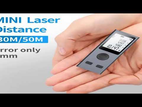 30M/50M Mini Smart Laser Distance Meter Measure Infrared Rangefinder USB Rechargeable Port