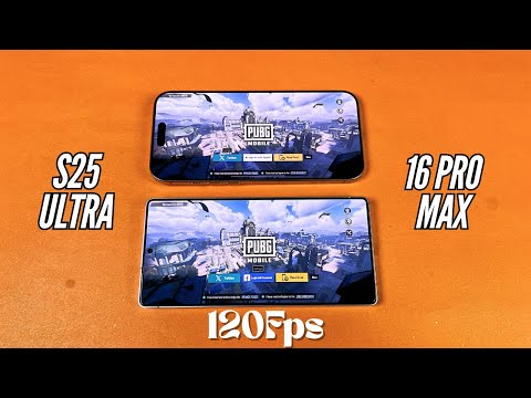Samsung Galaxy S25 Ultra vs iPhone 16 Pro Max PUBG Test: The ULTIMATE Battle!