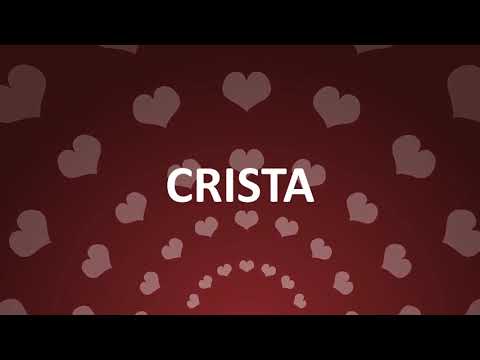 HAPPY BIRTHDAY CRISTA