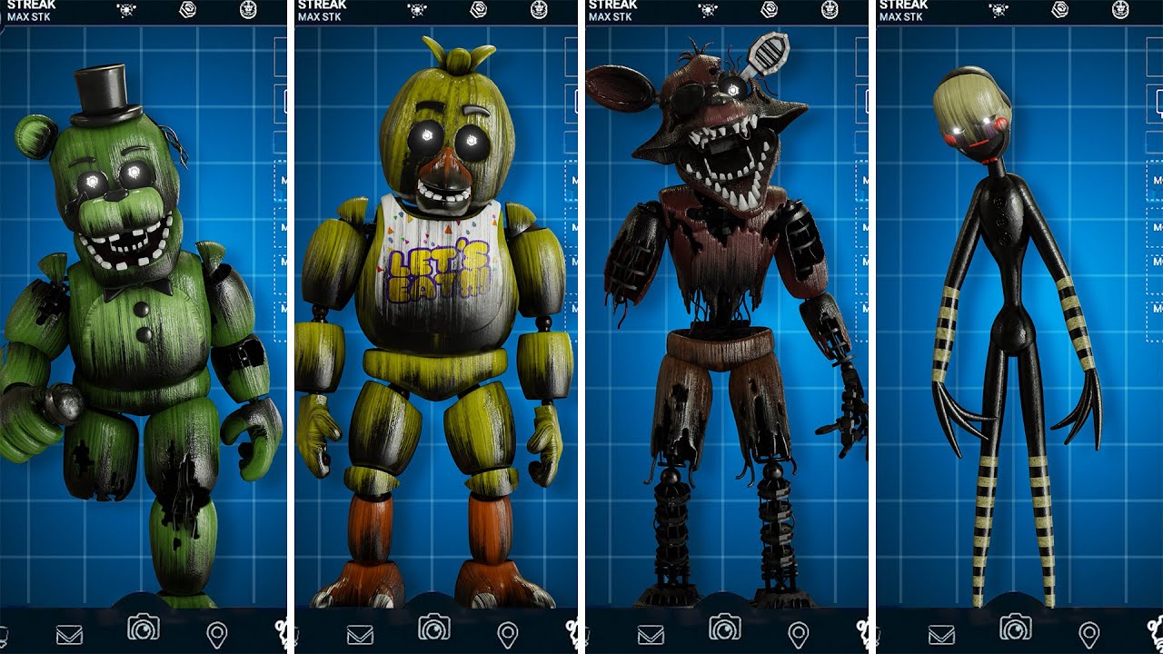 FNAF Phantom Animatronics Workshop Animations