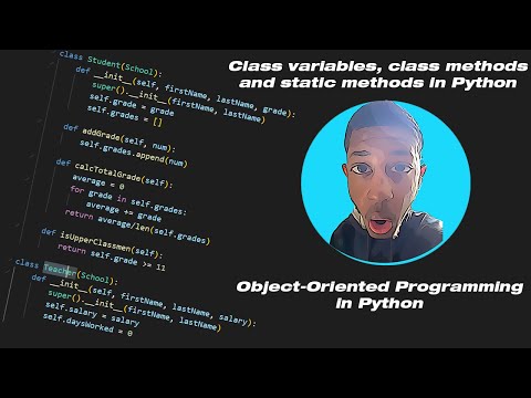 Class Variables, Class Methods, and Static Methods in Python