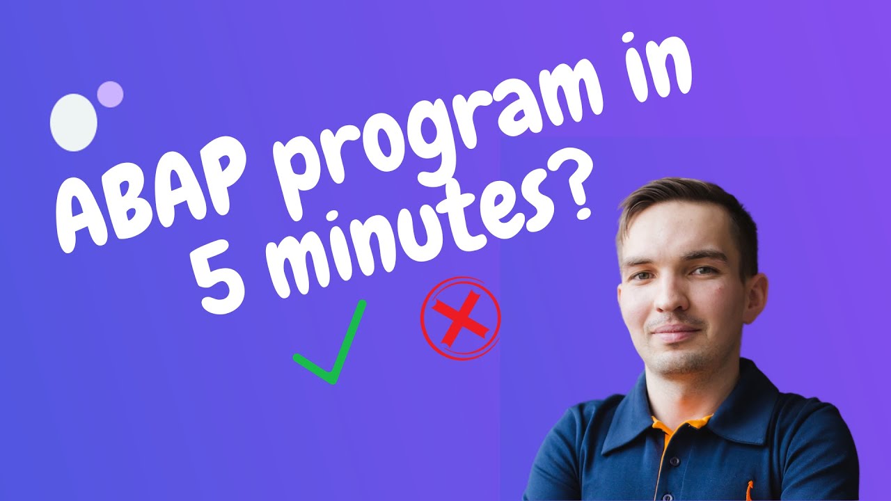 ABAP Programming |  How create ABAP program SAP?