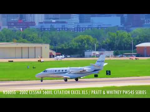 Cessna 560XL Citation Excel / P&W PW545 Series At Kansas City Downtown Airport (MKC) - N560SG