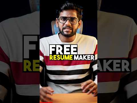 இனி😮Free ya Resume Create பண்ணலாம் 😳#resumemaking #free #rvtechtamil