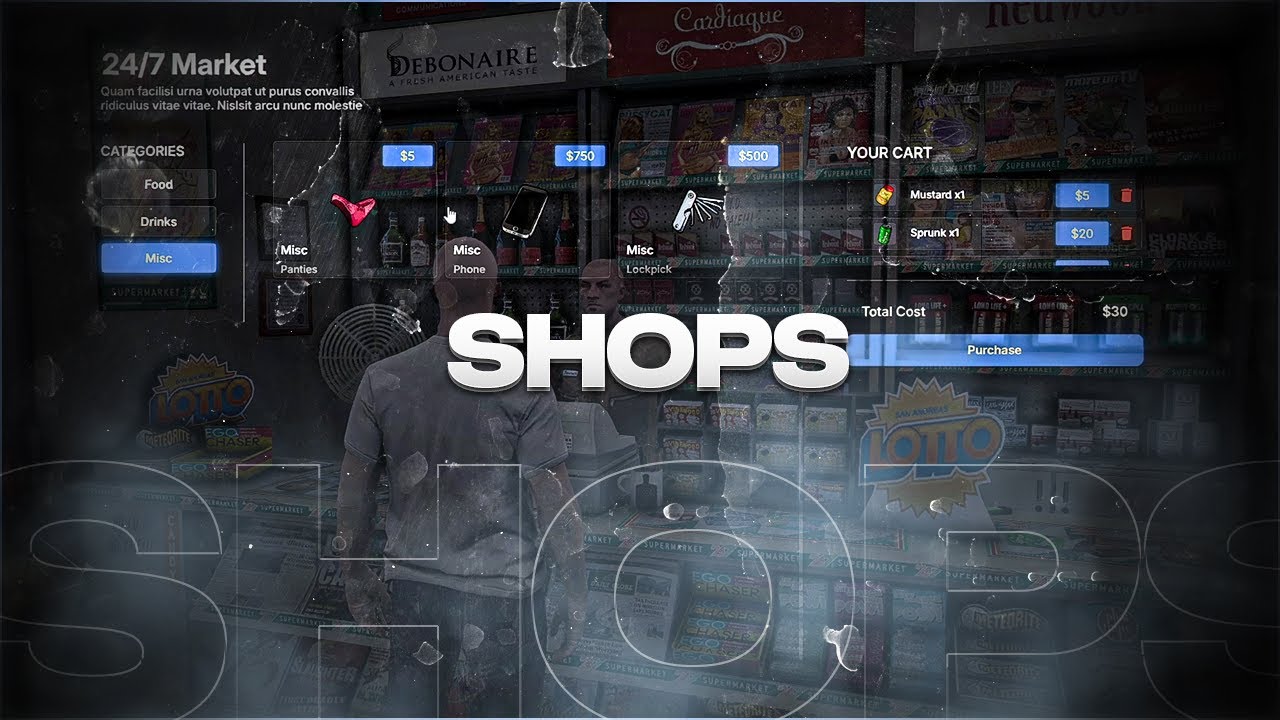 Shops Script | Project FiveM Development