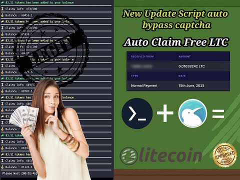 New Script Termux Auto Bypass & Auto Claim || Script Termux Penghasil LTC 💯% LEGIT & Membayar