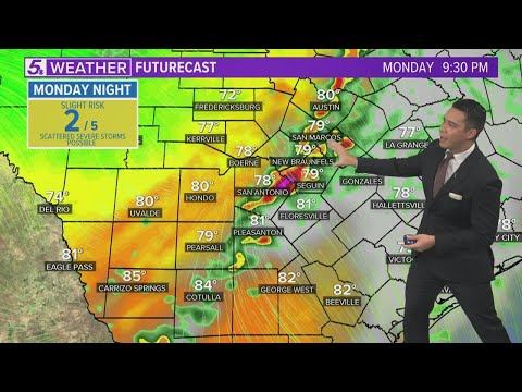 Timeline: Rain, storms in store for San Antonio over next 48 hours