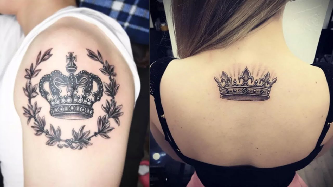 Very beautiful Crown tattoo ideas for men and women
