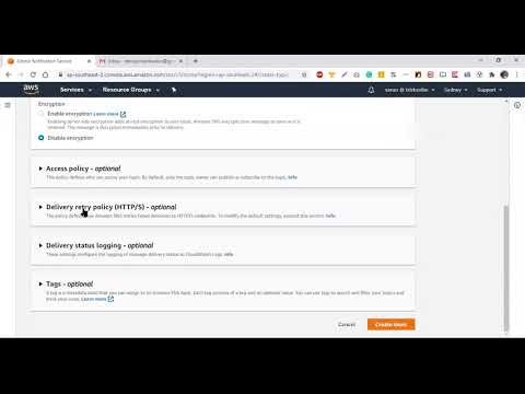 AWS SNS (Simple Notification Service)