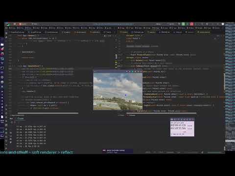 #Live #GameDev 470: My game about #CPTSD : software cpu renderer