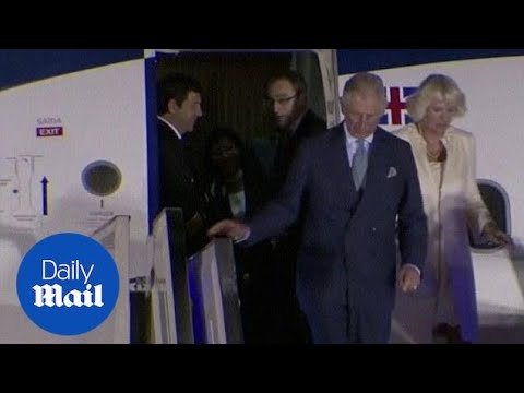 Charles and Camilla greeted with fanfare upon arrival in Colombia - Daily Mail