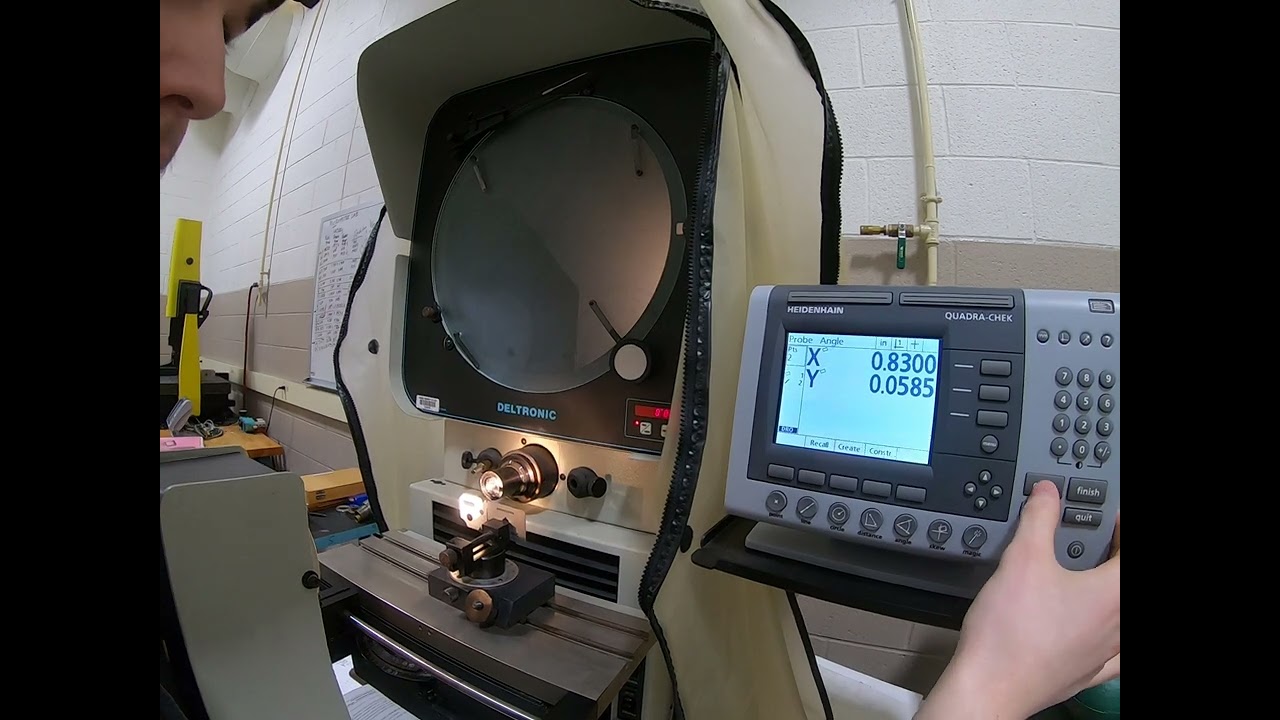 Optical Comparator   Angle