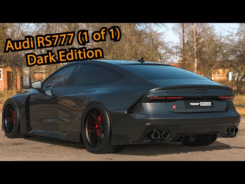 1,000+HP Audi RS777 Dark Edition Looks Awesome and Custom but It's ...