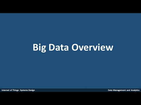 Lesson 5-1 [Data Management and Analytics] Big Data Overview