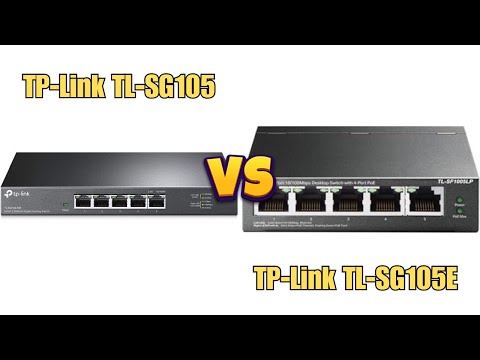 TP-Link TL-SG105 vs TP-Link TL-SG105E - Which One Is Better?