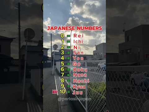 Japanese numbers from 0 to 10 #japan #learnjapanese #learnjapaneselanguage #japaneselanguage