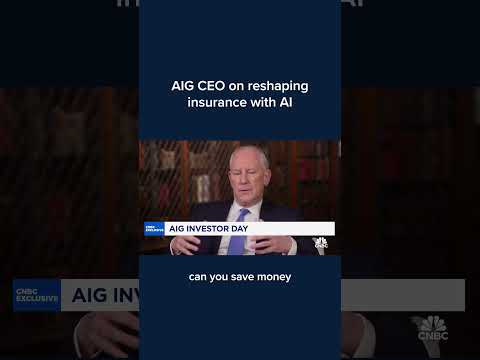 AIG CEO on reshaping insurance with AI
