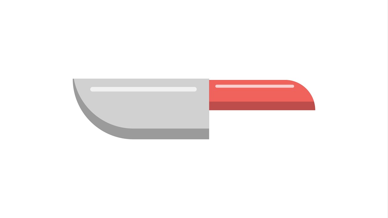 Adobe Illustrator Tutorial: Knife Vector