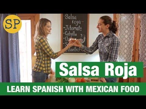 Salsa Recipe in Spanish | Learn Spanish | Mexican Food