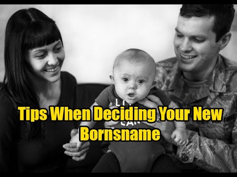 tips to consider to decide the right name for your baby