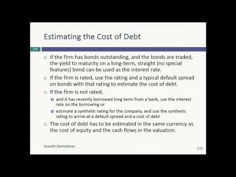 Session 11(Undergraduate): Debt and its cost
