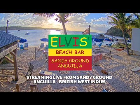 Elvis' Beach Bar LIVE HD Webcam from Sandy Ground, Anguilla, British West Indies