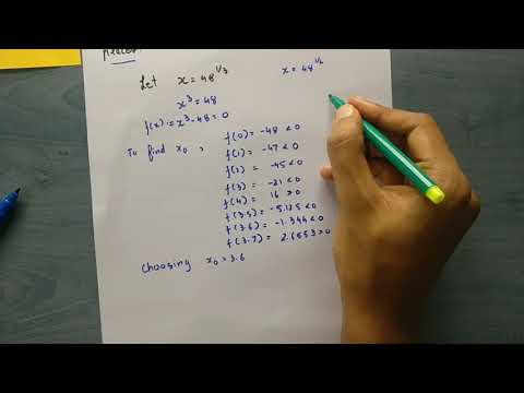 Find cube root / square root using Newton Raphson method