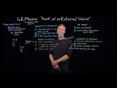 G.E. Moore: "Proof of an External World"