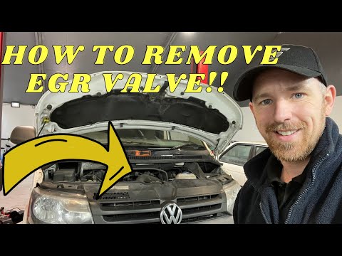 Removing the EGR Valve on a VW Transporter 2.0 CR TDI engine