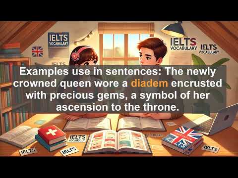 IELTS 9.0 Vocabulary Lesson: Diadem - Meaning, Common errors, Synonyms and Antonyms