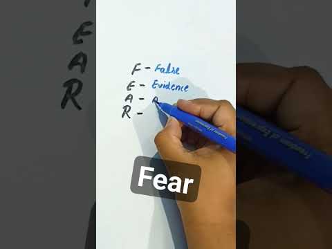 full form of Fear #fullform #fear #subscribe #like #trending #shorts #short #wordexploration #words