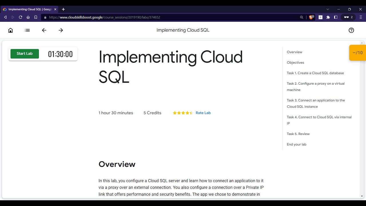 Implementing Cloud SQL | GCCP #lab_solution