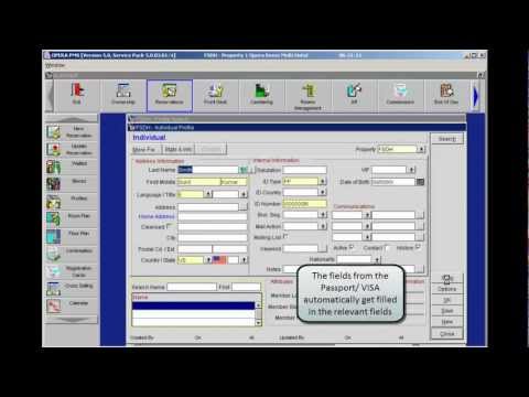 IDS NEXT Passport Scanning Solution - Opera Interface