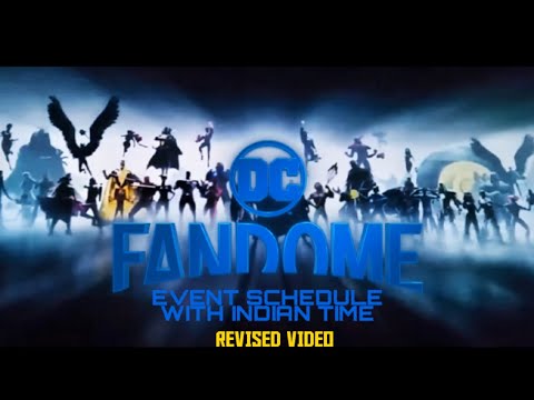 DC FANDOM SCHEDULE REVISED VIDEO