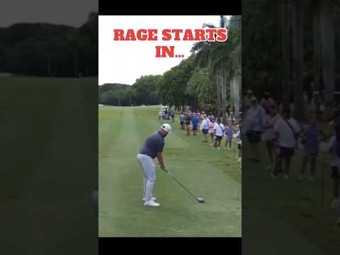 Tyrrell Hatton mic up and rage. funny. #shorts #funny #pga
