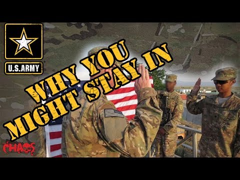 5 reasons to re-enlist in the army