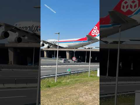 BOEING 747-4R7F CARGOLUX (AMSTERDAM TO LUXEMBOURG) GOINGTO RUNWAY SCHIPHOL AIRPORT PLANESPOTTING