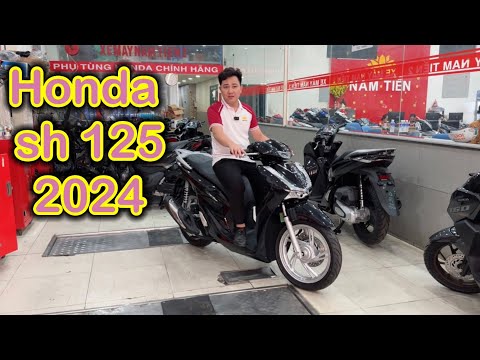 Honda Sh 125 cbs 2024 màu đen bóng - Nam hihi