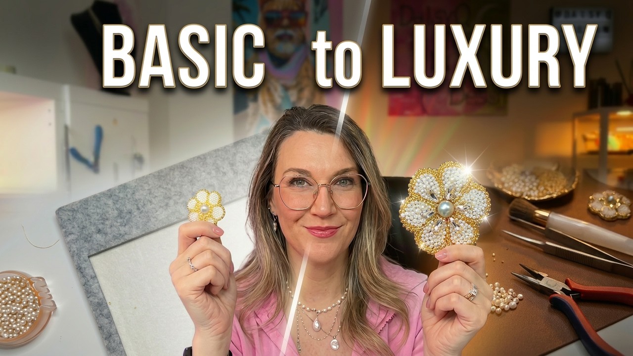 I Upgraded a Simple Daisy Brooch Into a Luxury Piece