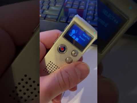 Digital Voice Recorder, 16GB MP3 Dictaphone with Playback Review, Talk back