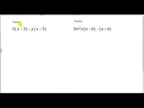 Lesson 50 GCF Factoring