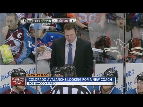 Avalanche coach Joe Sacco fired