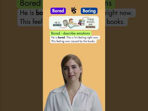 Bored vs Boring? The difference between bored and boring | Learn English | English Express