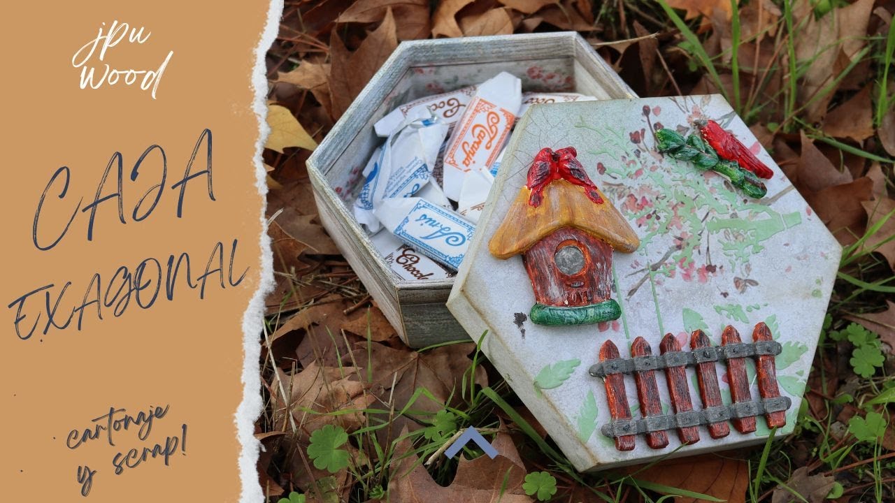 How to Make a Hexagonal Cardboard and Scrap Box 📐