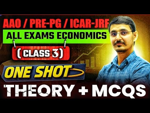 Agricultural Economics | complete rivision fasttrack rivision for Prepg , AAo-2025 | ONE SHOT