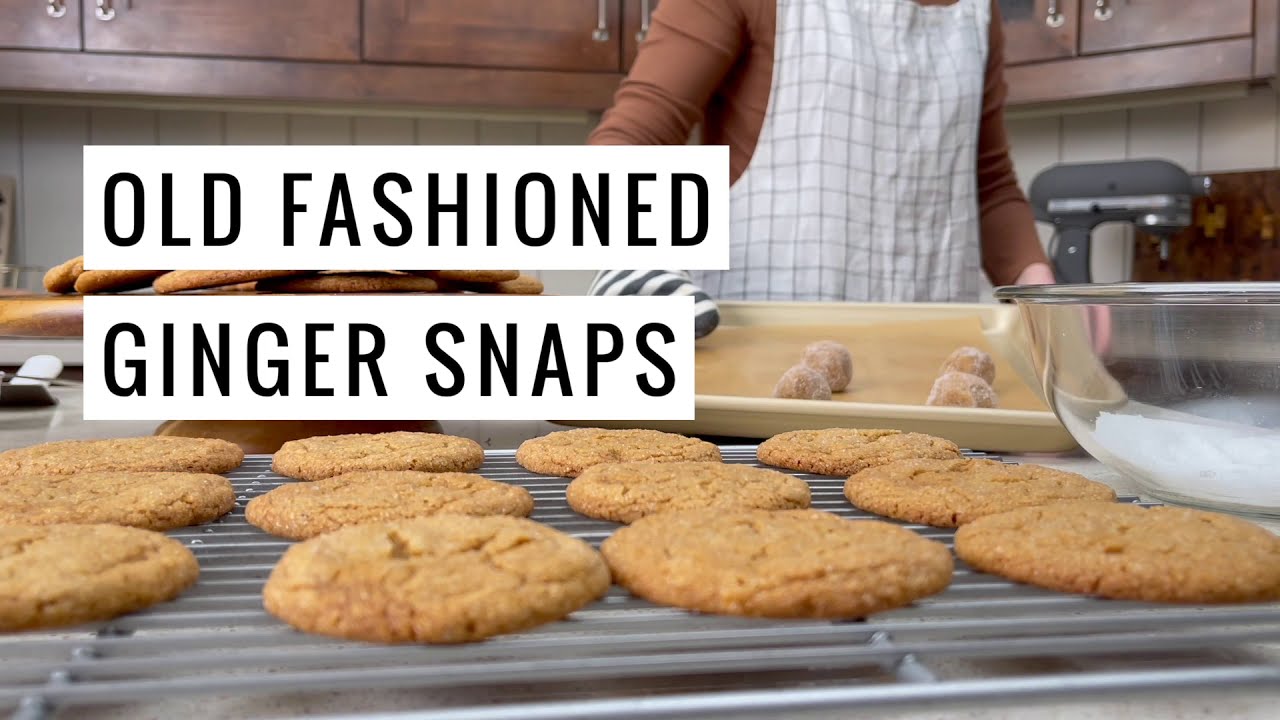 Old Fashioned Ginger Snaps