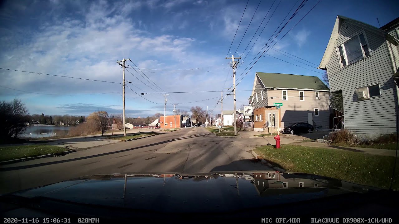 Madison Street Business 151 Beaver Dam Wisconsin | Dashcam 4K Video